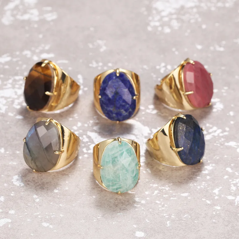 Wholesale Cheap Natural Stone Rings In Bulk - DoublewinWholesale ...